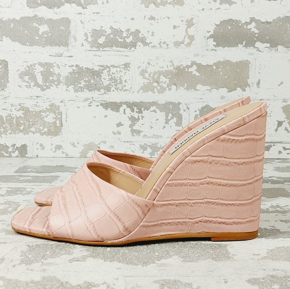 Steve Madden | Shoes | New Steve Madden Veles Croc Print Wedge Heel ...
